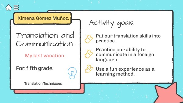 Activity, translation | Genially