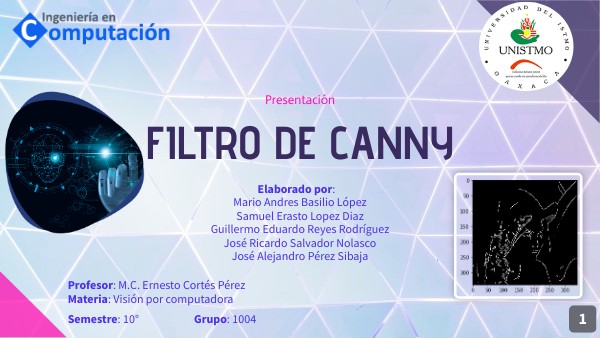 Filtro de Canny | Genially