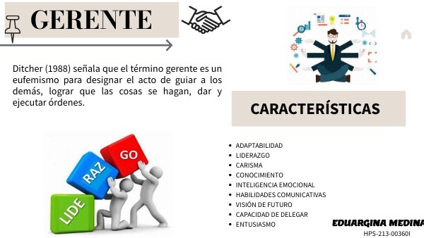 EL GERENTE | Genially