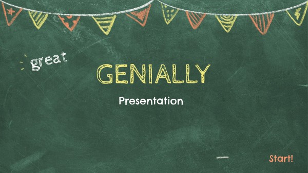 ANIMATED CHALKBOARD PRESENTATION | Genially