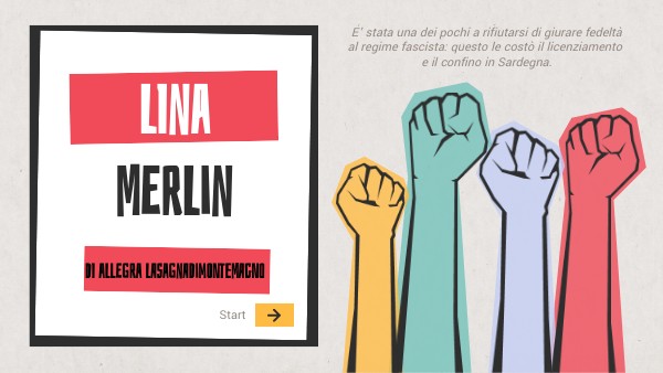 Lina Merlin - Allegra Lasagna di Montemagno | Genially