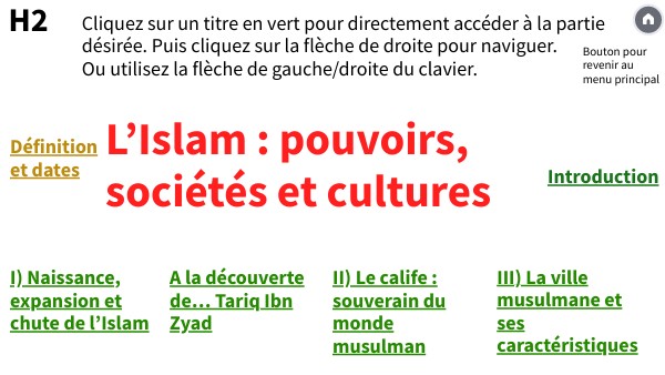 5e H2 : Le monde musulman | Genially