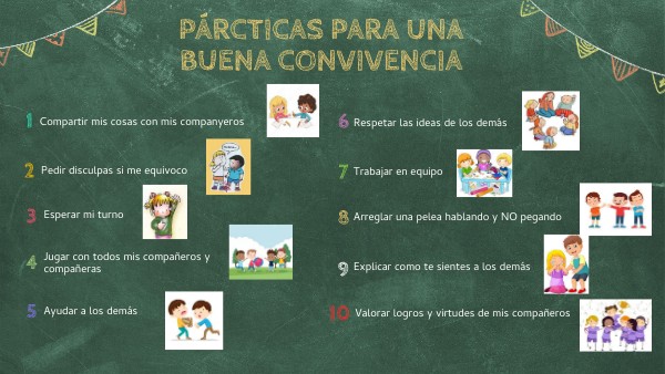 Decálogo De Buenas Prácticas En Convivencia Genially