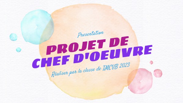 Diapo photo matinée du chef d'oeuvre