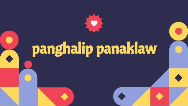 Panghalip Panaklaw | Genially