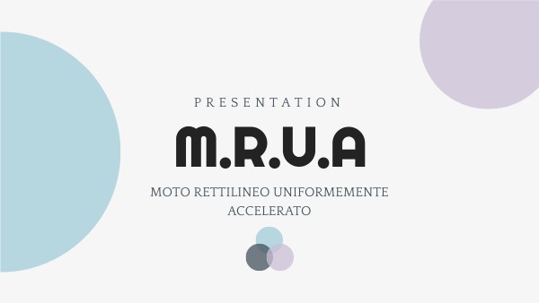 M.R.U.A. DI RANIA POLIDORO