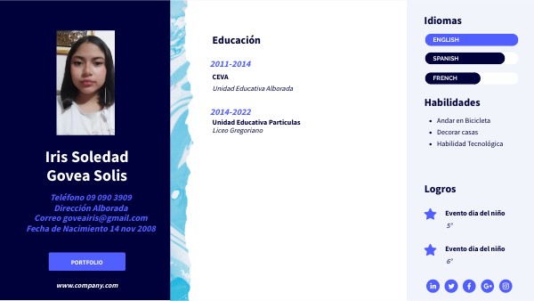 Curriculum Govea | Genially