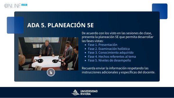 ADA. Planeación 5E | Genially