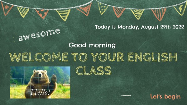 ENGLISH CLASS_Presentation | Genially