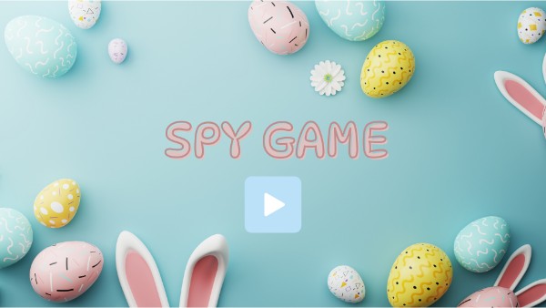 EASTER SPY GAME | Genially