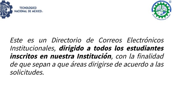 Directorio General para Estudiantes | Genially