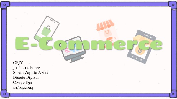 E-commerce - Sarah Zapata | Genially