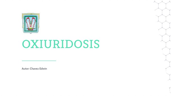 Oxiuridosis infecciosas