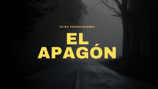 PRESENTACIÓN EL APAGÓN | Genially