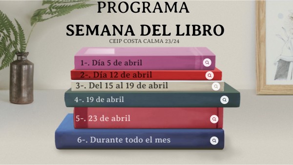 MES DEL LIBRO | Genially