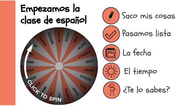 TG2-3 Empezamos la clase de español