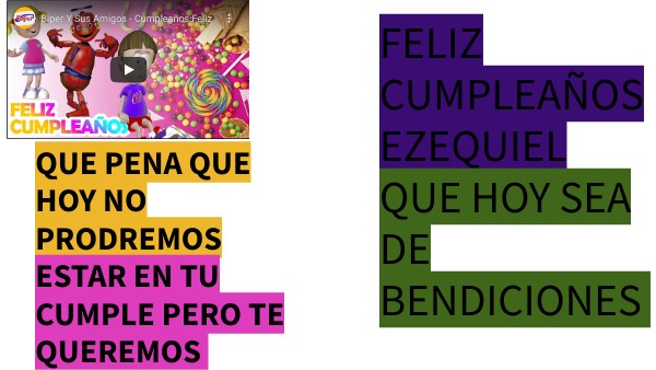 FELIZ CUMPLEAÑOS EZEQUIEL | Genially