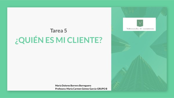-¿QUIÉN ES MI CLIENTE?-
