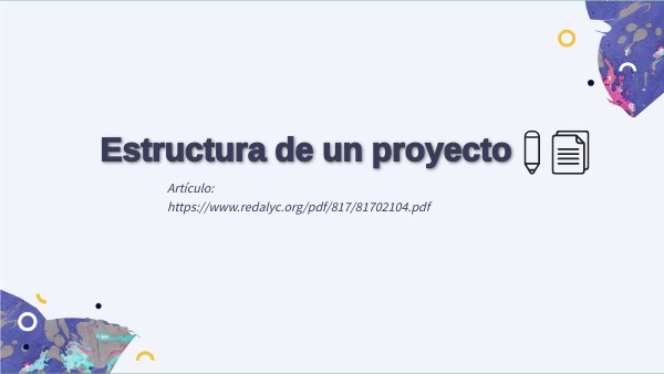 Estructura de un proyecto