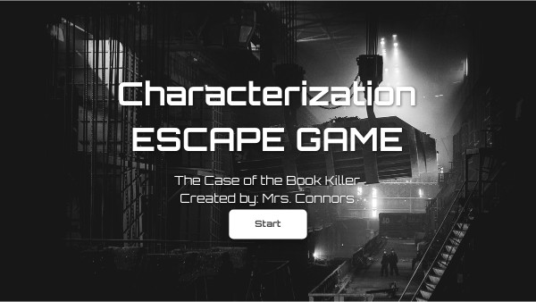 Copy - Characterization Escape Room | Genially