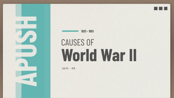 APUSH: World War II Timeline | Genially