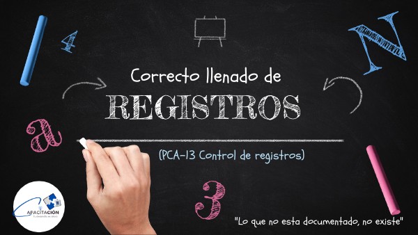 CORRECTO LLENADO DE REGISTROS Y BPM´S | Genially