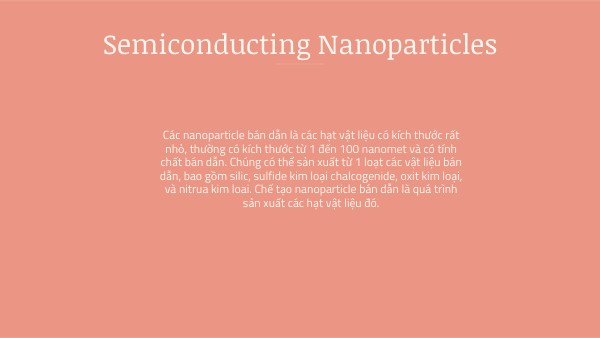 semiconducting nanoparticles | Genially