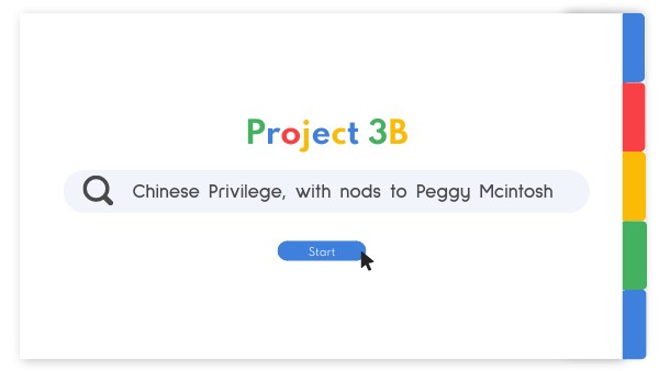 Project 3B - Chinese Privilege