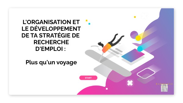 ORGANISATION ET DÉVELOPPEMENTDE TA STRATÉGIE DE RECHERCHE D'EMPLOI | Genially