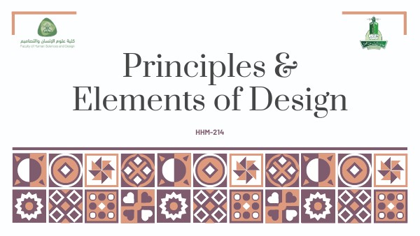 Principles & Elements of Design | Genially