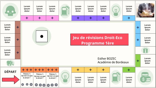 Jeu révisions Droit-Eco 1ère STMG | Genially