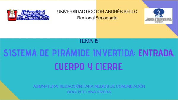 TEMA 15 - PIRÁMIDE INVERTIDA | Genially