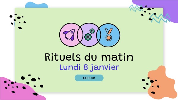 Rituels AM - période 3- S1 | Genially