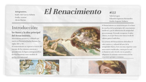PRESENTACION RENACIMIENTO | Genially