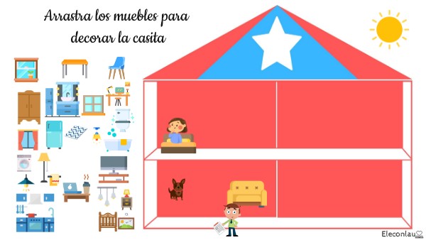 La casa - preposiciones | Genially