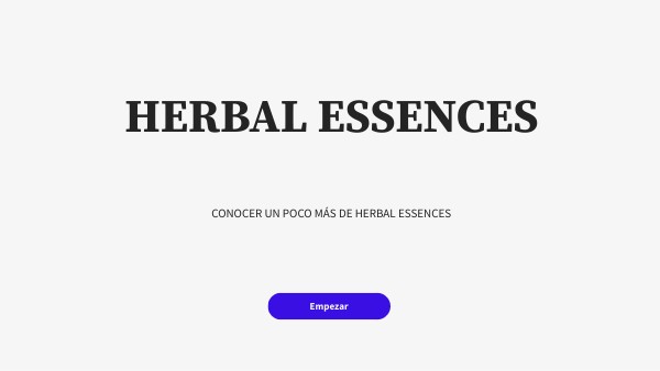 HERBAL ESSENCES SHAMPOO | Genially