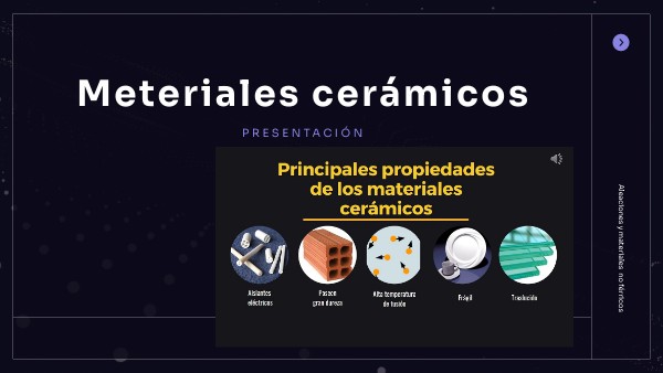 PRESENTACIÓN Materiales cerámicos | Genially