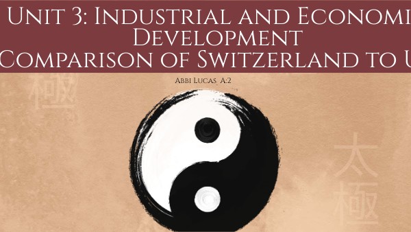 Unit 3: Industrial and Economic Development Abbi Lucas