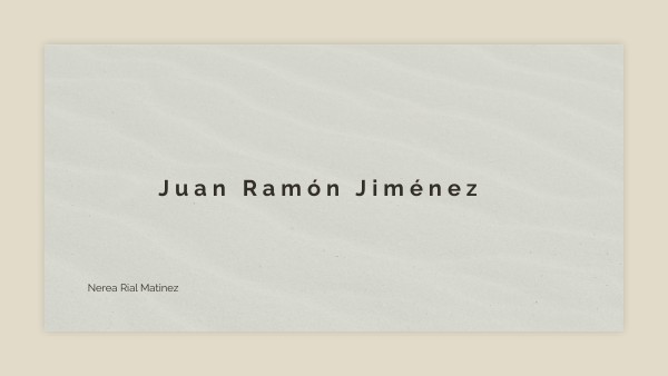 Juan Ramón Jiménez