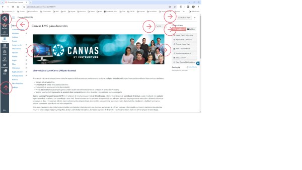 Interfaz administrador