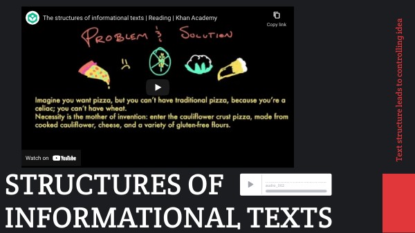 Text Structures - Video