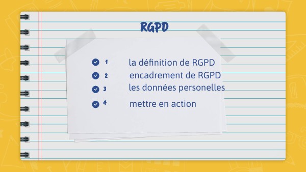 la présentation de RGPD