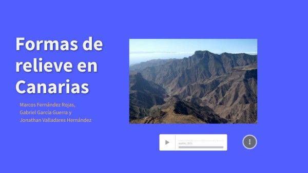 FORMAS DE RELIEVE | Genially