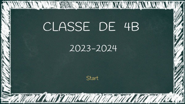 VIE DE CLASSE 4B
