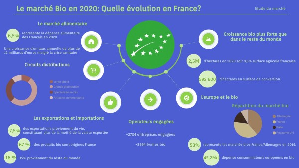 Infographie: Le marche Bio en 2020