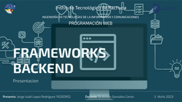FRAMEWORKS BACKEND | Genially