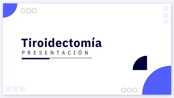 Tiroidectomia Enf. Quirúrgica