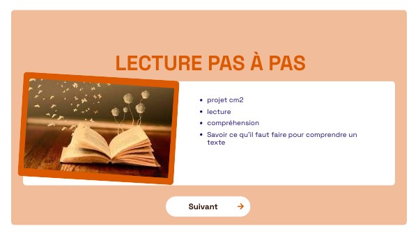 Lecture pas à pas le lion | Genially