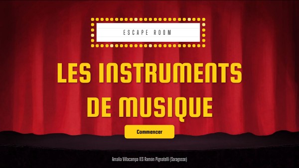 ESCAPE ROOM INSTRUMENTS | Genially