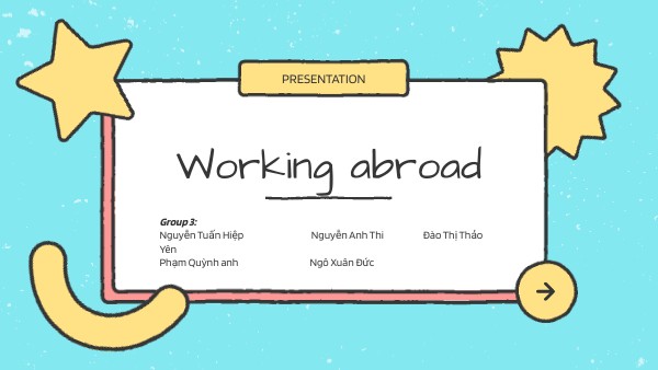 Working abroad | Genially